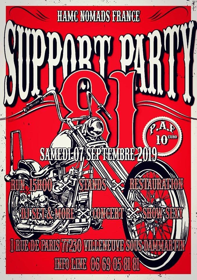 Support Party -HAMC Nomads France | TripnBike