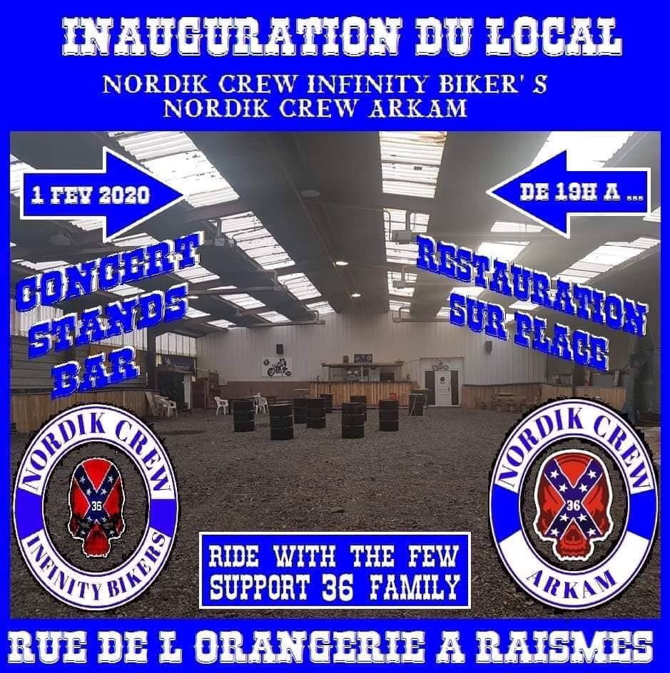 Inauguration local Nordik Crew Infinity Biker's | TripnBike
