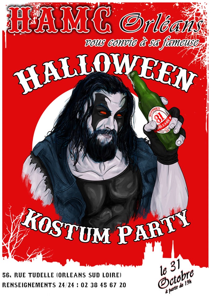 Halloween kostume party HAMC ORLEANS | TripnBike