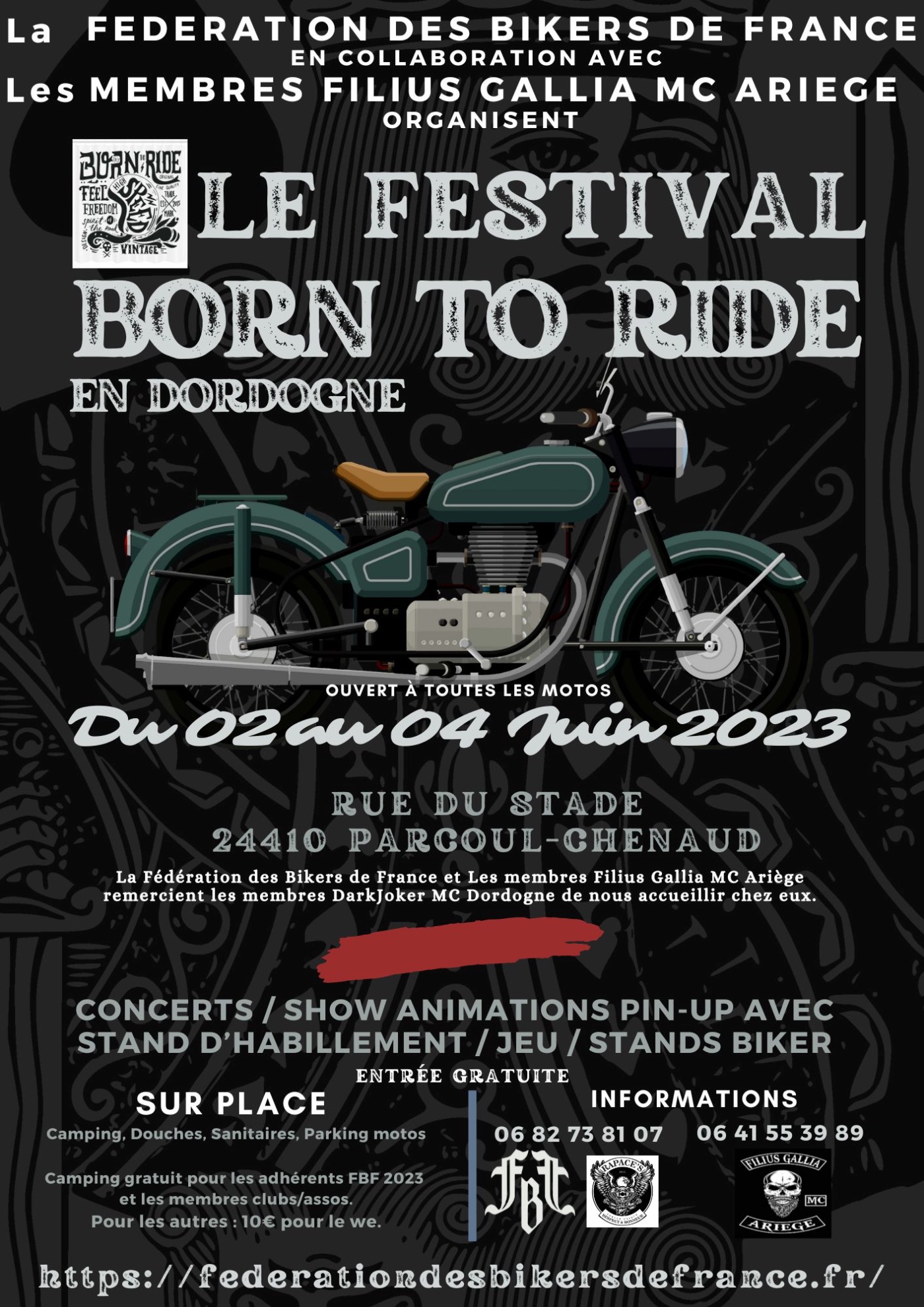 LE FESTIVAL BORN TO RIDE, EN DORDOGNE | TripnBike