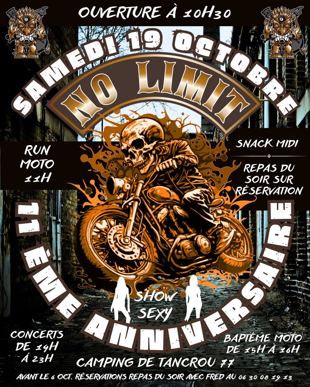 11eme anniversaire MC No limit | TripnBike
